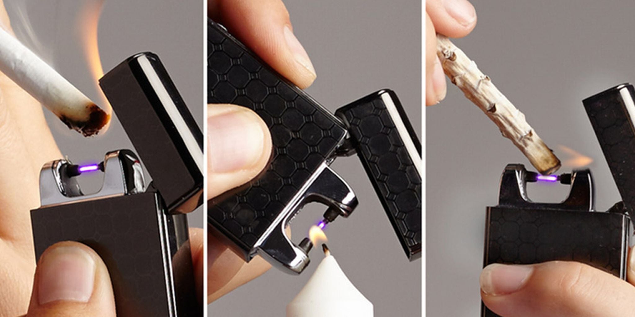 Saberlight Rechargeable Flameless Plasma Beam Lighter 2 Pack - The Best ...