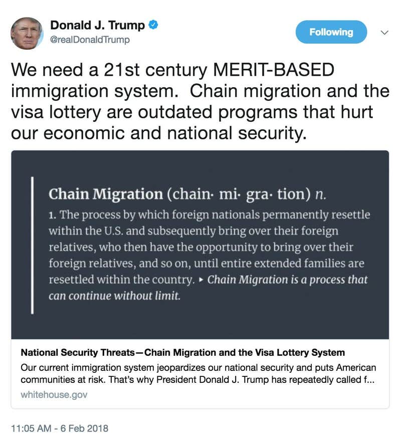 What Is Chain Migration? The 4 Biggest Myths, Debunked