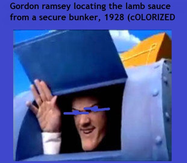Chef Gordon Ramsay Trying To Locate The Lamb Sauce Becomes Dank Meme