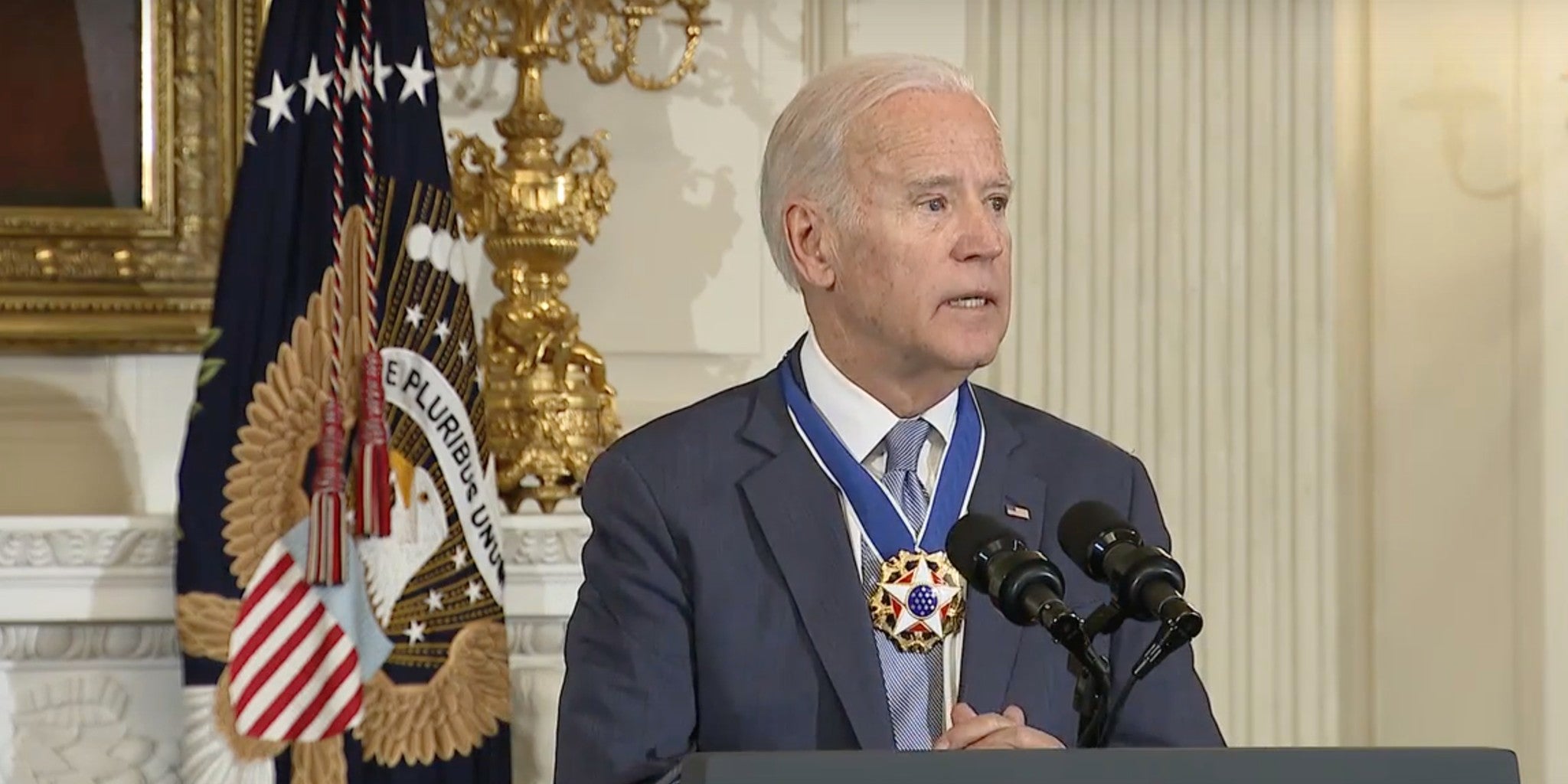 Obama Surprises Biden With Presidential Medal of Freedom
