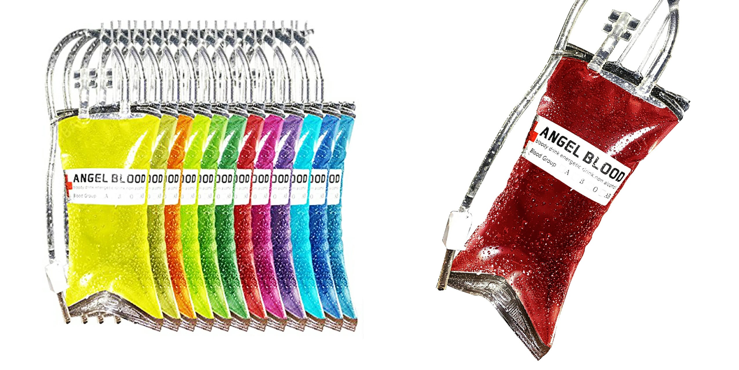 Blood pack drink containers are perfect for thirsty vampires