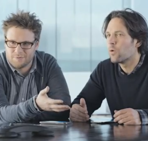 Paul Rudd and Seth Rogen can't say "Super Bowl"