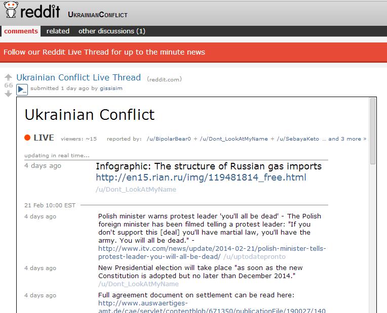 Reddit testing live reporting feature