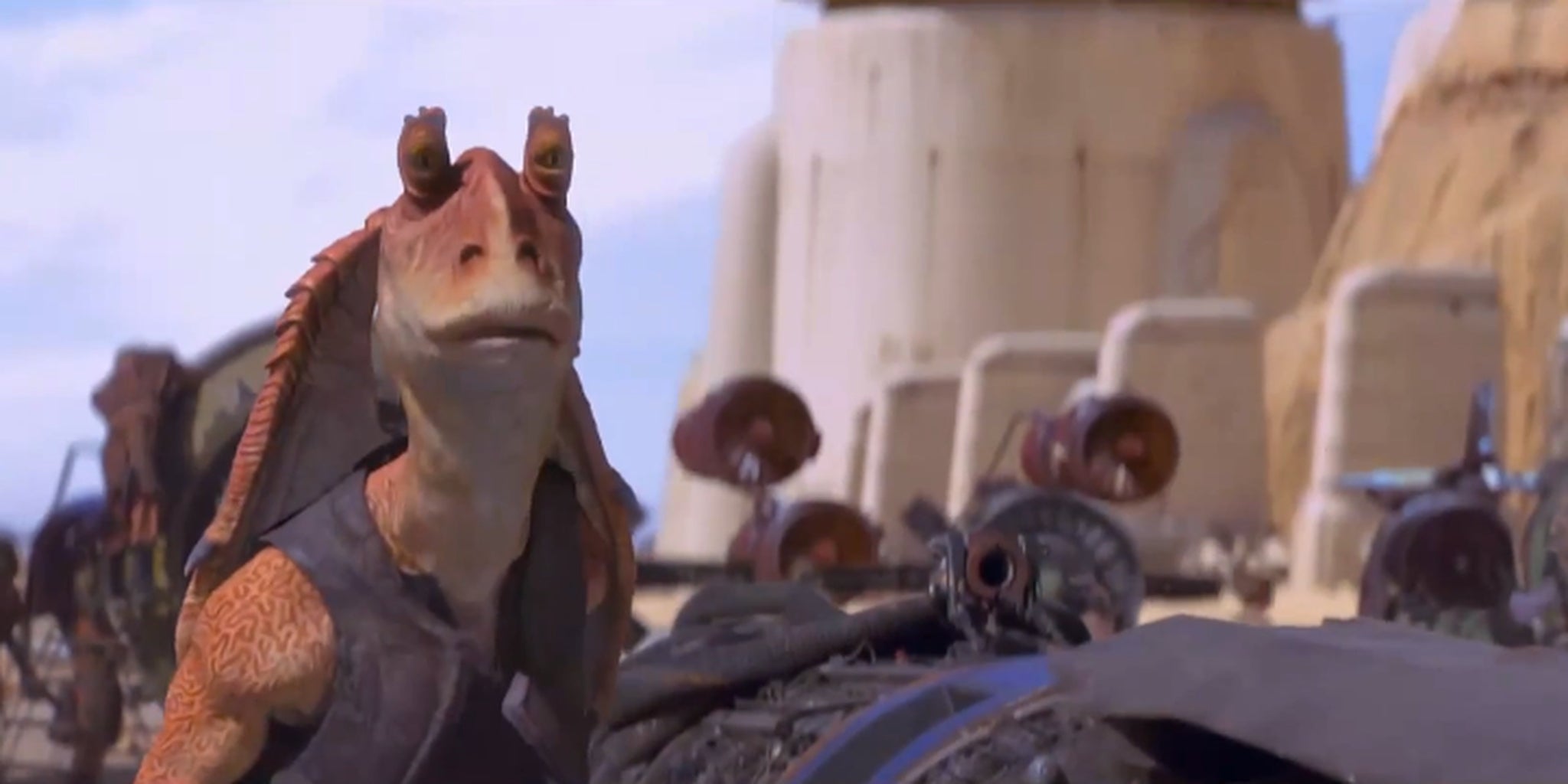 Here S The Jar Jar Binks Death Scene You Always Wanted The Daily Dot