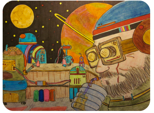 Artful doodles provide a great escape