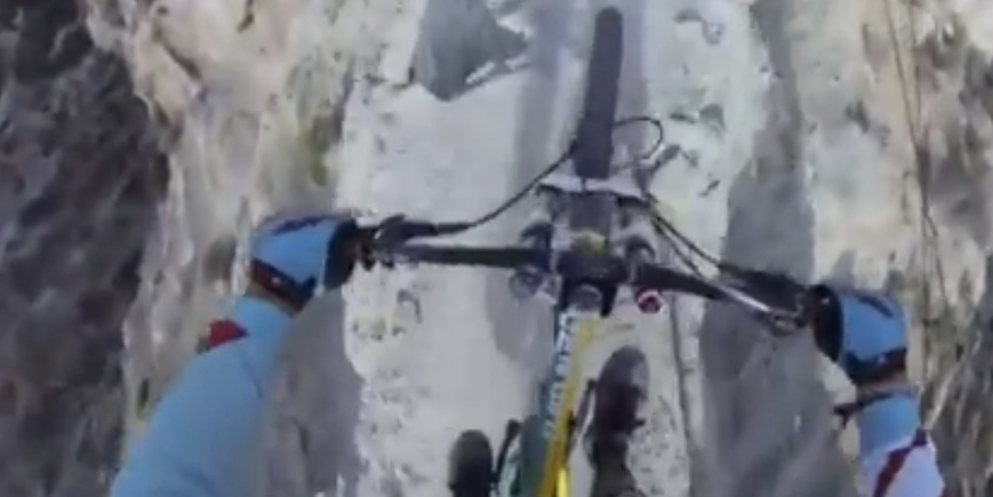 Take a GoPro ride downhill with this fearless mountain biker