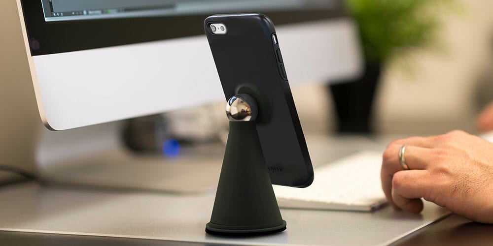 iPhone mount is the perfect solution to video chats on the go