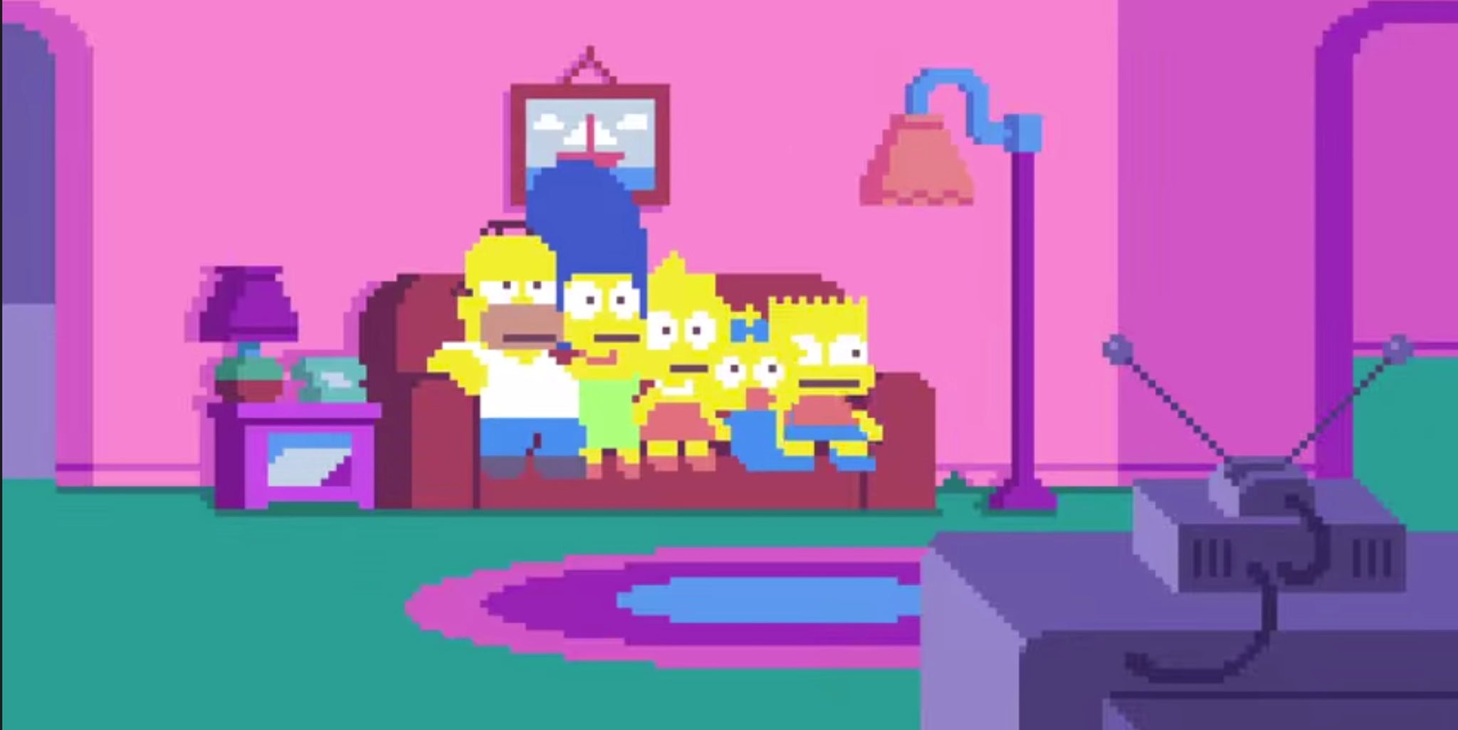 You need to watch this 16-bit, side-scrolling 'Simpsons' makeover