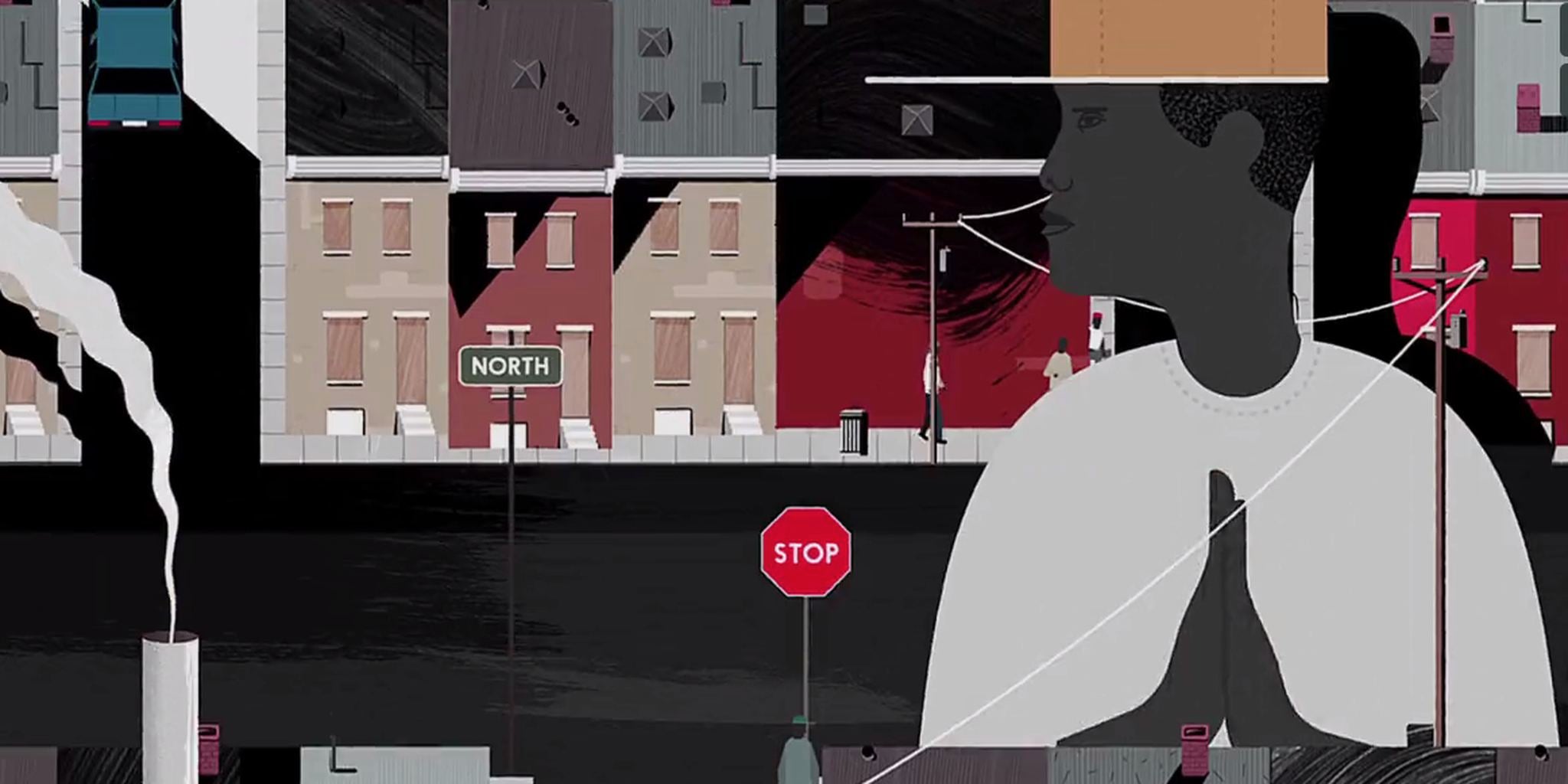 You have to watch this incredible animated spin on 'The Wire'