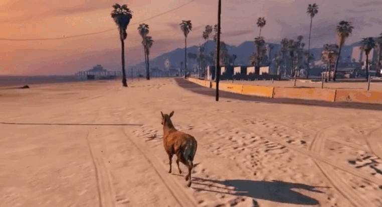 Artist programs invincible deer to stroll around Grand Theft Auto V's ...